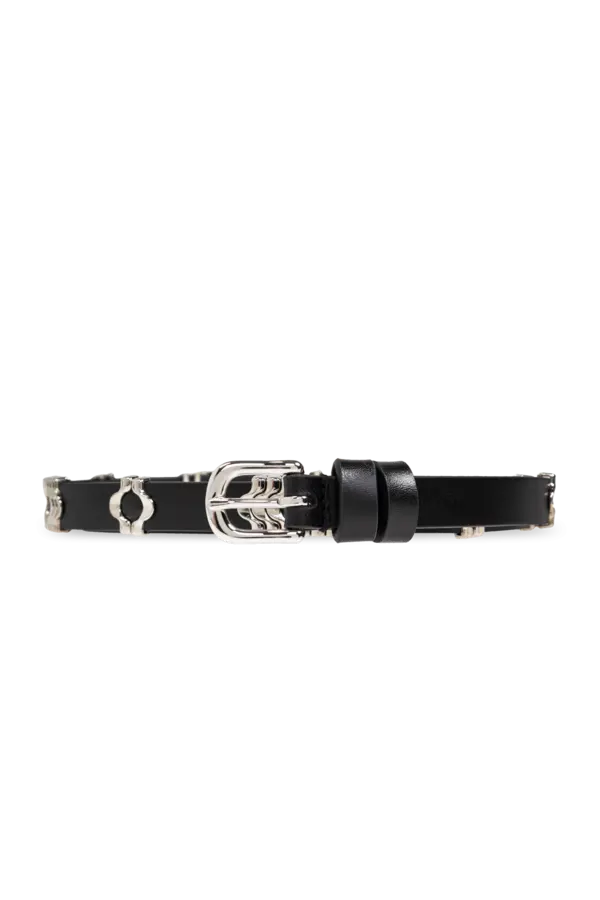 Isabel Marant Odena Leather Belt - Black