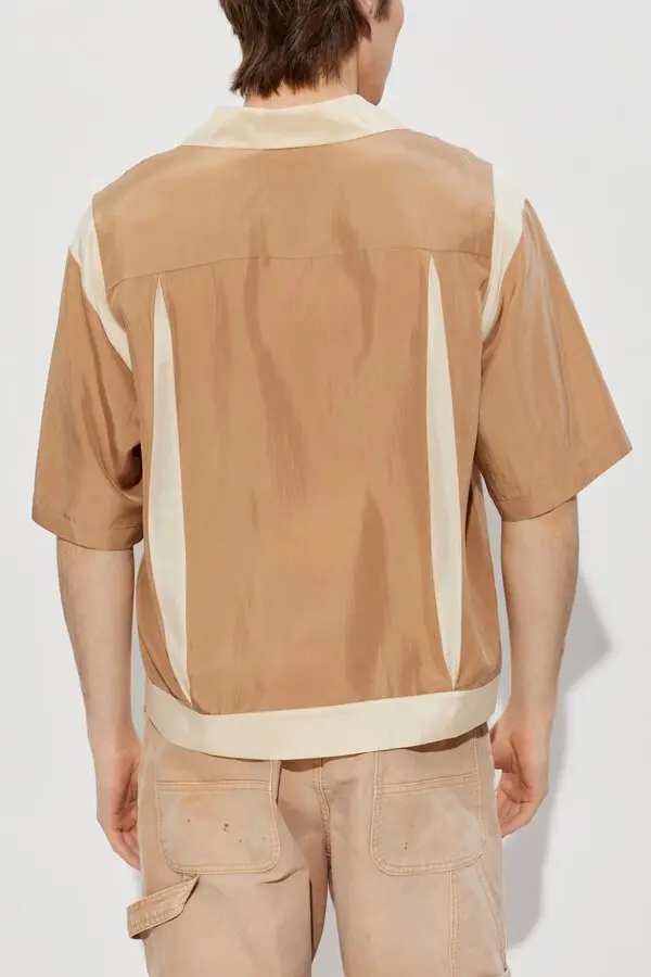 Dsquared2 Silk Short-sleeve Shirt