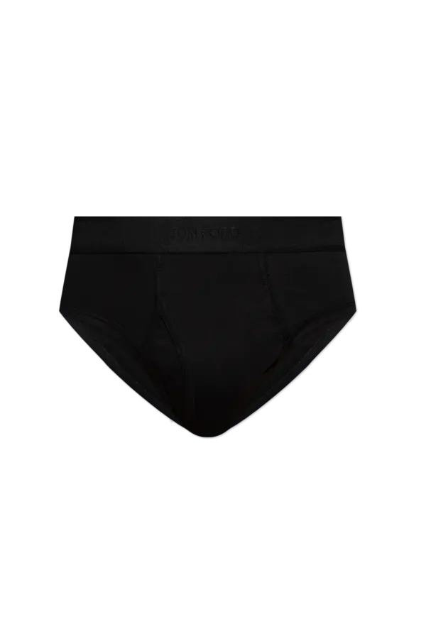 TOM FORD Briefs With Logo - Black