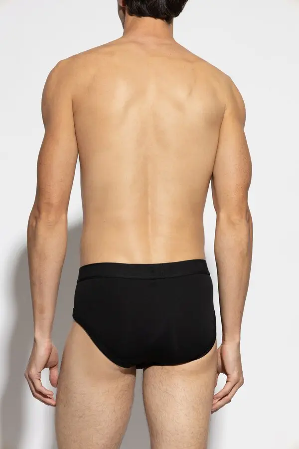 TOM FORD Briefs With Logo - Black