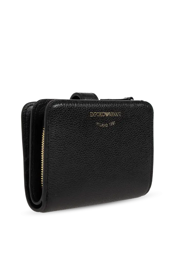 Emporio Armani Leather Wallet With Logo
