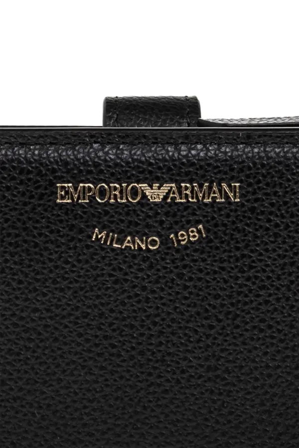 Emporio Armani Leather Wallet With Logo