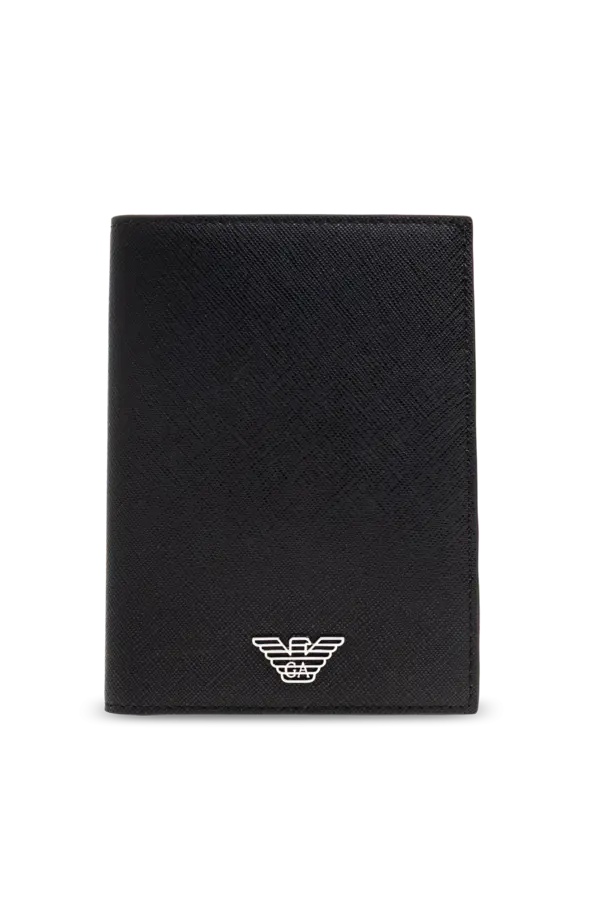 Emporio Armani Folding Document Case - Black