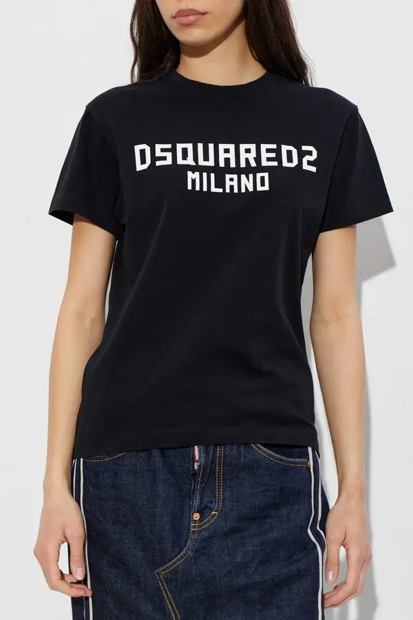 Dsquared2 T-shirt With Logo - Black