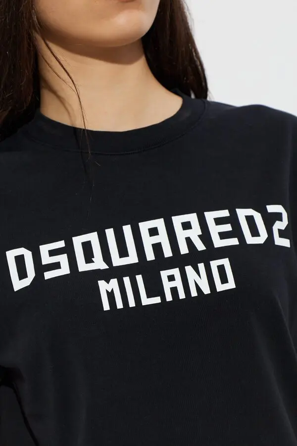 Dsquared2 T-shirt With Logo - Black