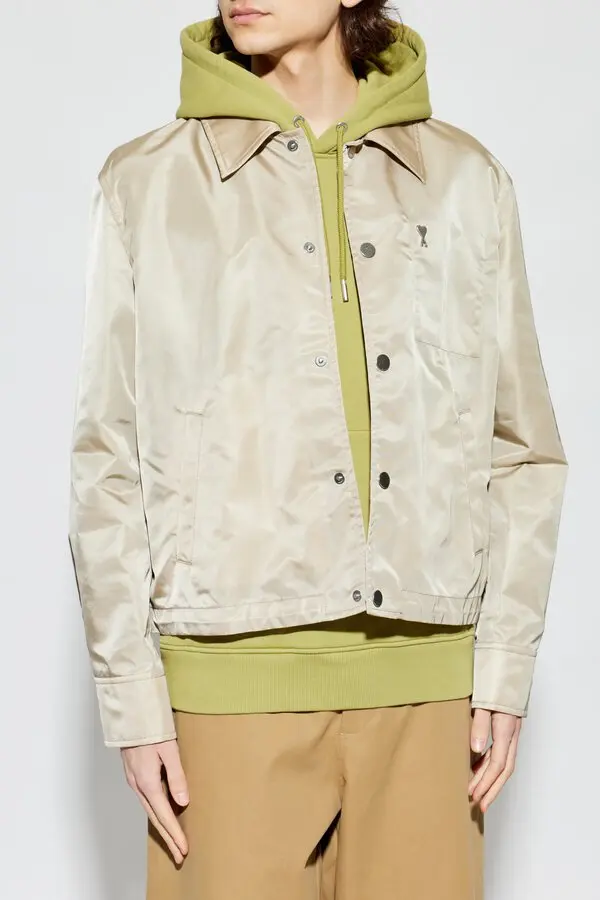 Ami Logo Jacket - Cream