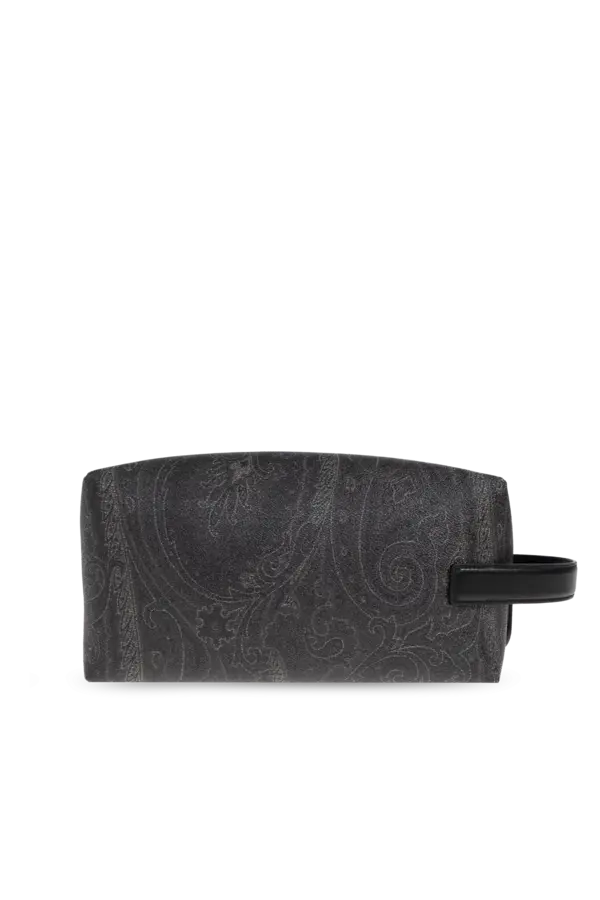 Etro Logo Cosmetic Bag - Grey