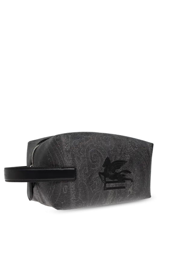 Etro Logo Cosmetic Bag - Grey