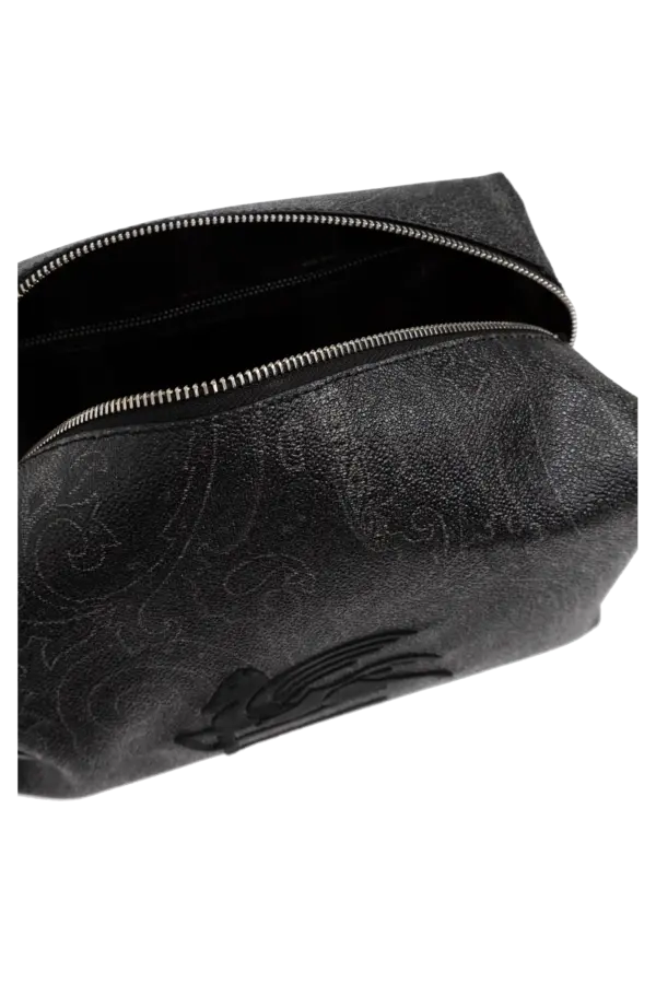 Etro Logo Cosmetic Bag - Grey