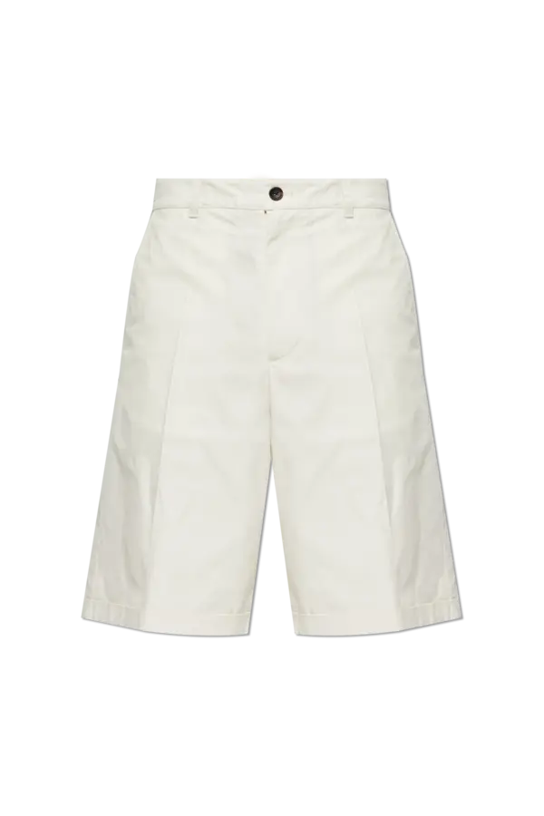 Bally Cotton Shorts - Cream