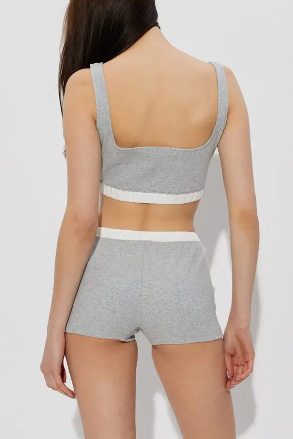 ENTIRE STUDIOS Ribbed Logo Top