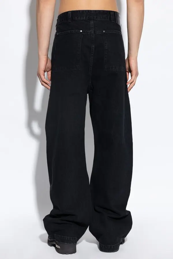 ENTIRE STUDIOS Wide-leg Jeans - Black