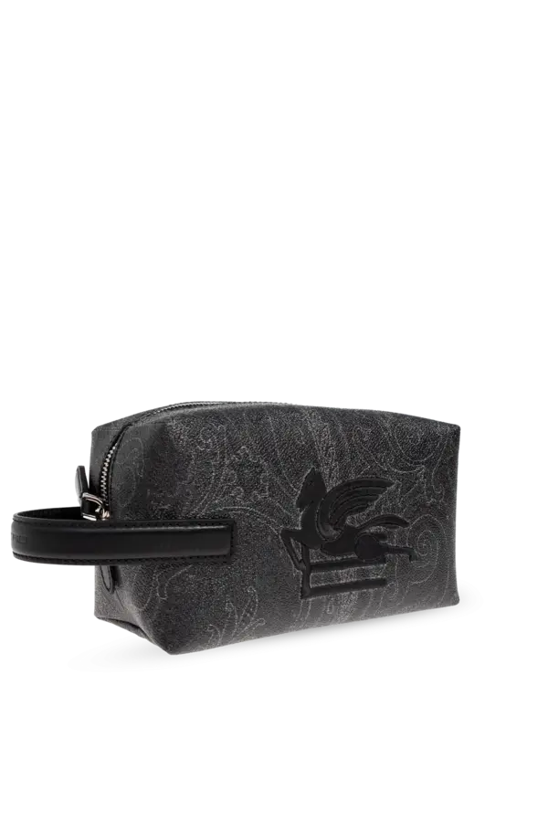 Etro Logo Cosmetic Bag - Grey