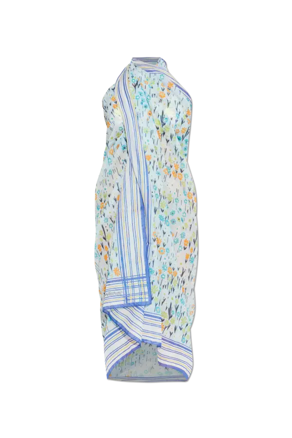 LANVIN Floral Motif Pareo - Multicolour