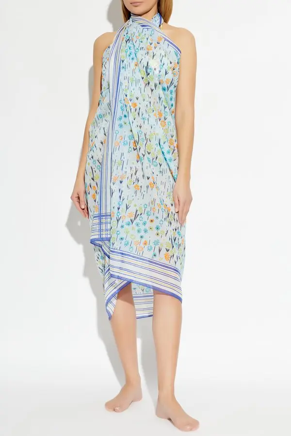 LANVIN Floral Motif Pareo