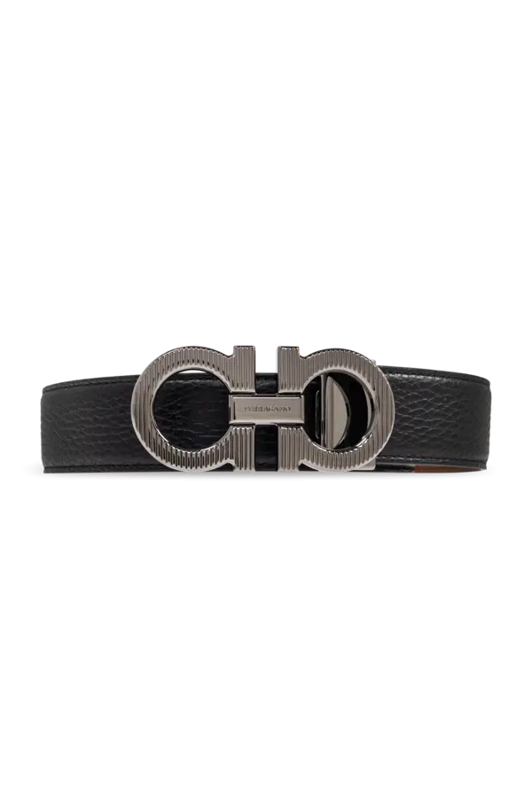 FERRAGAMO Double-sided Belt - Black