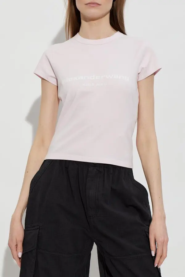 Alexander Wang T-shirt With Printed Logo