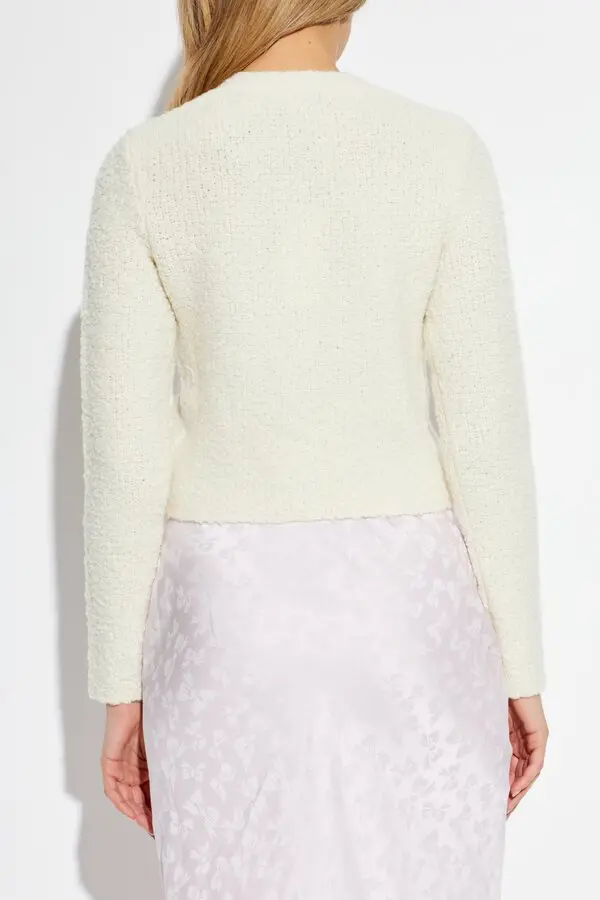 LoveShackFancy Leocadia Cardigan - Cream