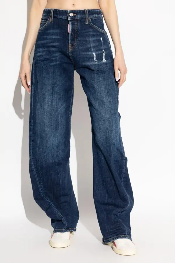 Dsquared2 Loose Fit Jeans - Navy Blue