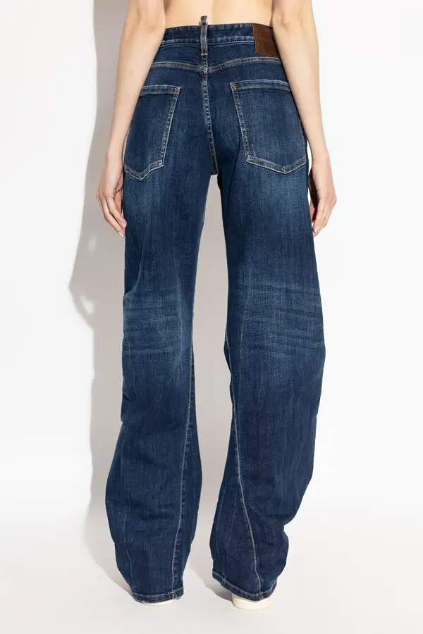 Dsquared2 Loose Fit Jeans - Navy Blue