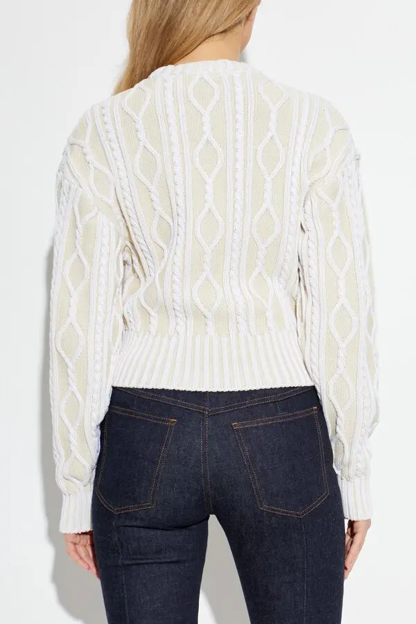 Jacquemus Sweater With Decorative Knit