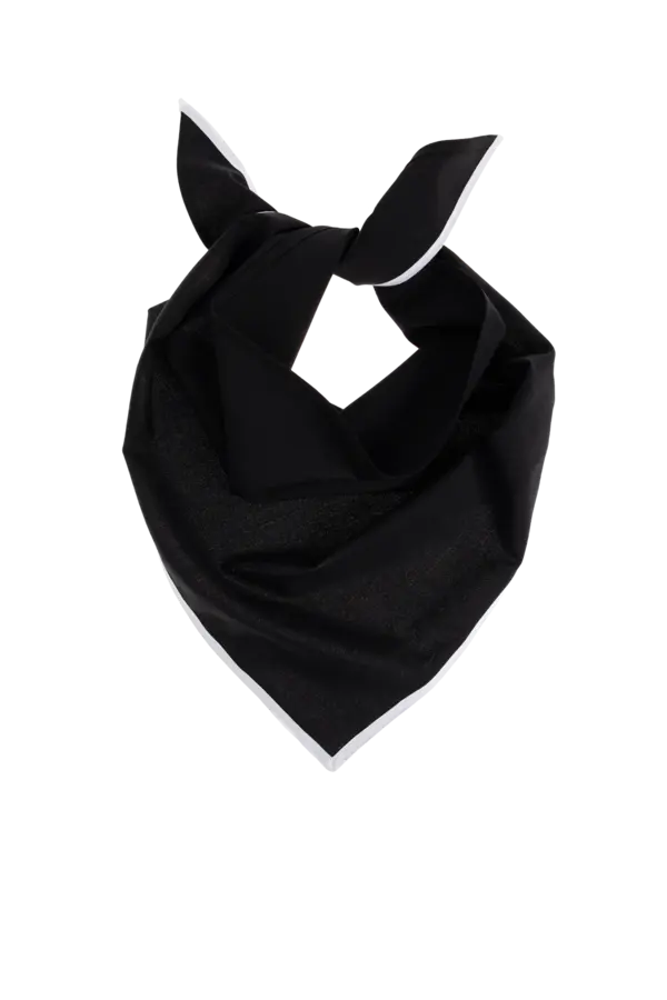 Emporio Armani Triangle Scarf - Black