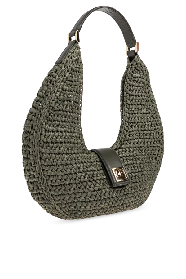 ANINE BING Lou Shoulder Bag - Green