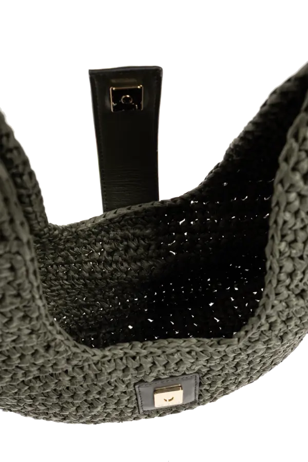 ANINE BING Lou Shoulder Bag - Green