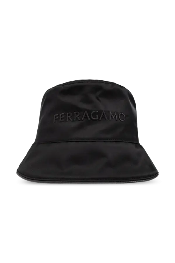 FERRAGAMO Bucket Hat - Black