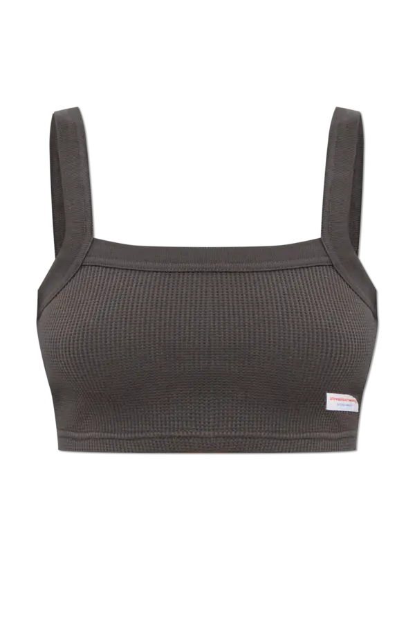 Alexander Wang Lingerie Crop Top - Grey