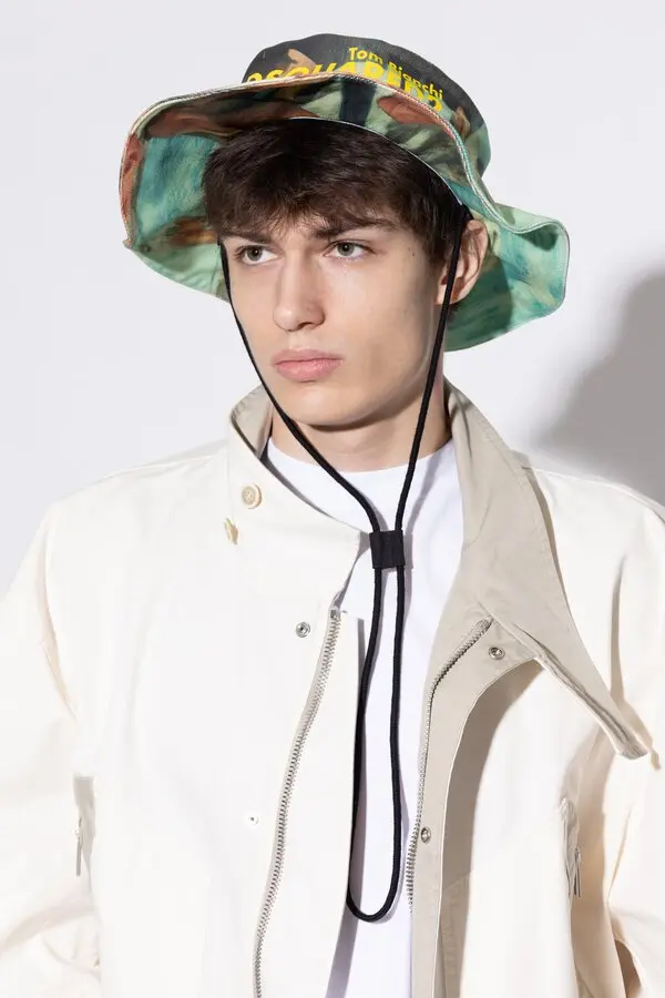 Dsquared2 Hat With Logo Print - Multicolour