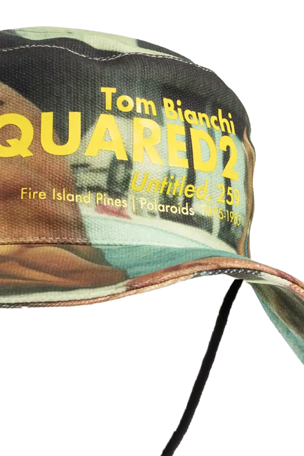Dsquared2 Hat With Logo Print - Multicolour