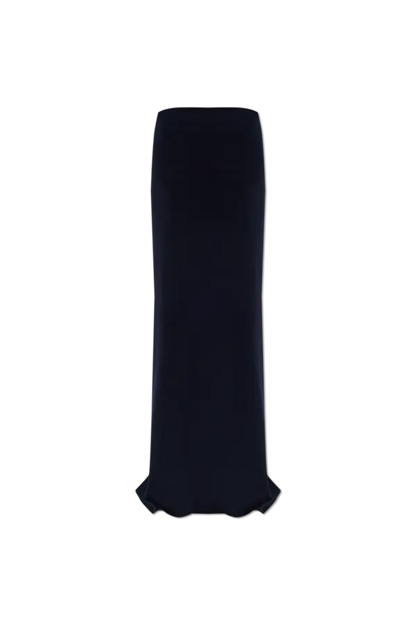 Dsquared2 Maxi Skirt With A Slit - Navy Blue