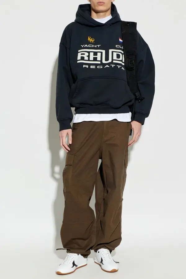 Rhude Wide Leg Cargo Trousers