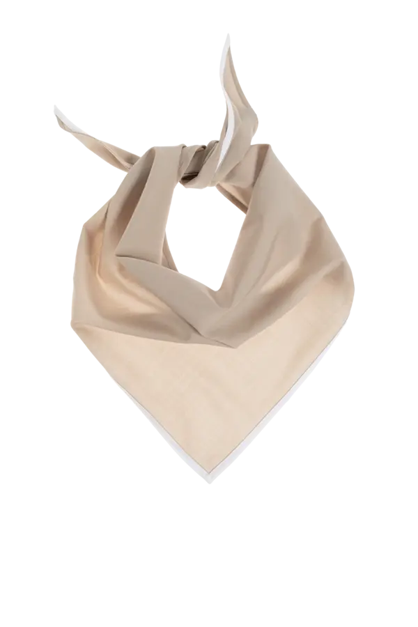 Emporio Armani Triangle Scarf - Beige