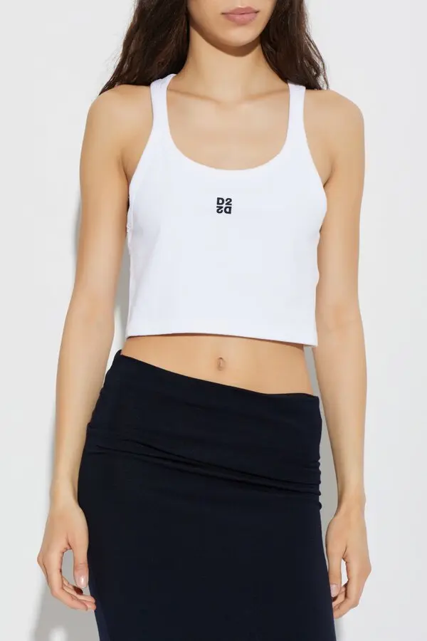 Dsquared2 Sleeveless Crop Top