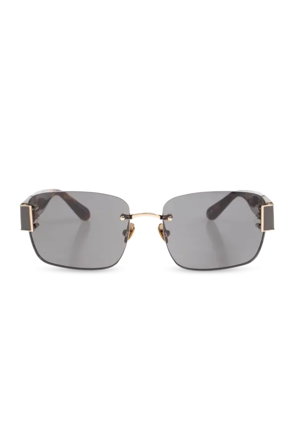 Linda Farrow Rimless Sunglasses - Brown
