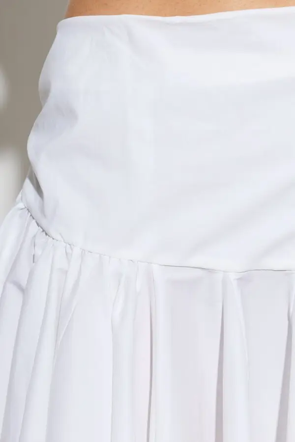 Jacquemus Skirt With Asymmetrical Hemline - White
