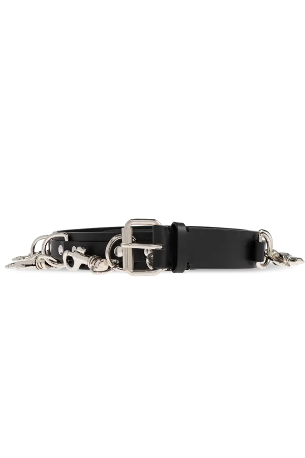 Vetements Leather Belt - Black