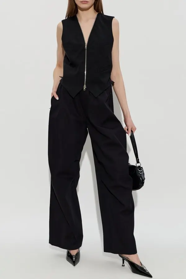 Alexander Wang Wide-leg Trousers - Black