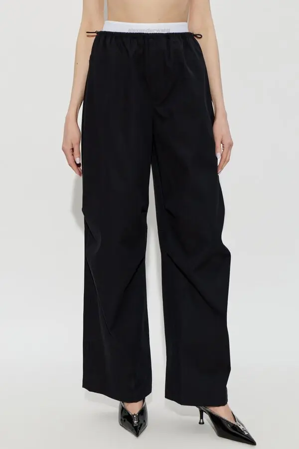 Alexander Wang Wide-leg Trousers - Black