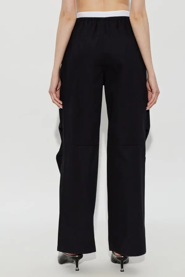 Alexander Wang Wide-leg Trousers - Black