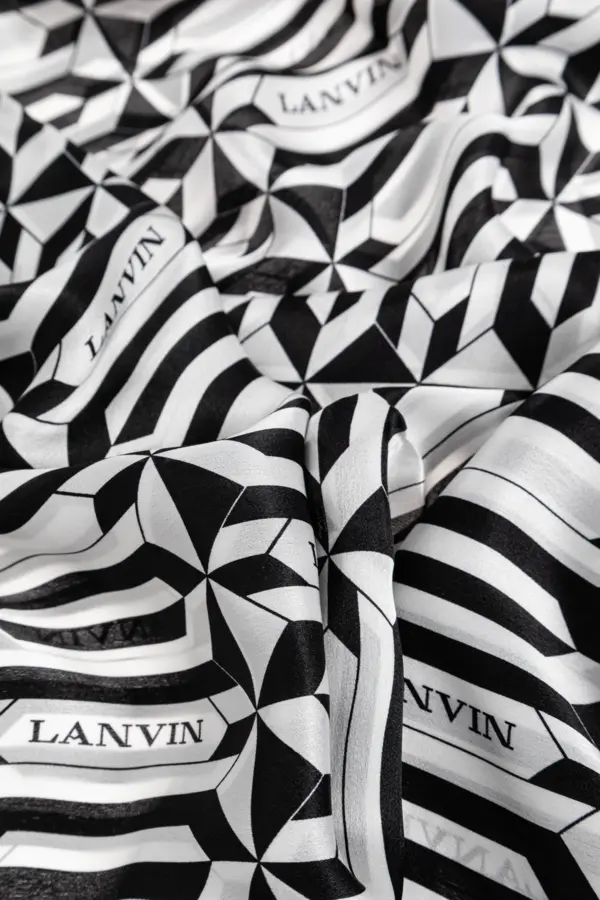 LANVIN Silk Scarf - Black