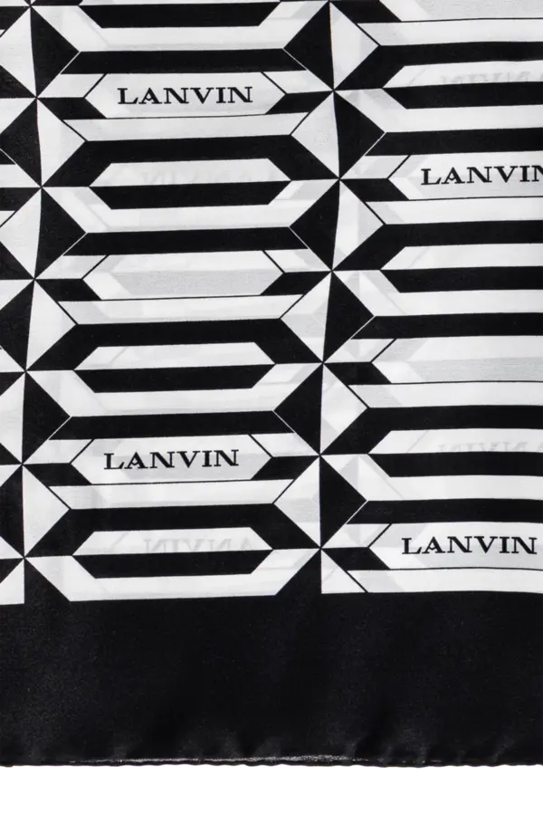 LANVIN Silk Scarf - Black