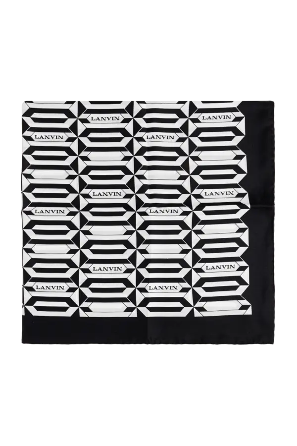 LANVIN Silk Scarf - Black