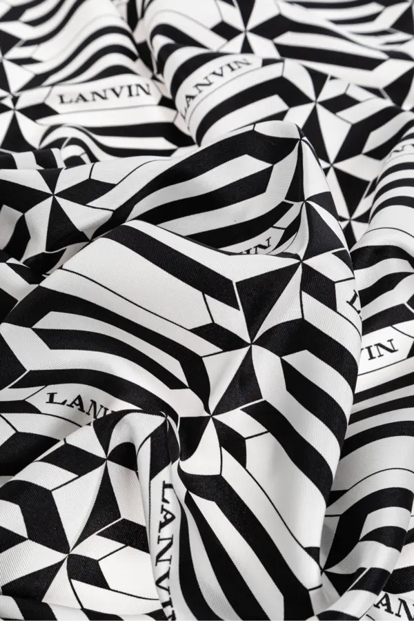 LANVIN Silk Scarf - Black