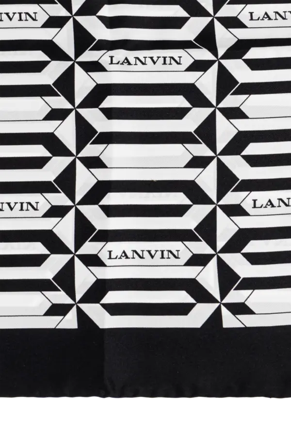 LANVIN Silk Scarf - Black