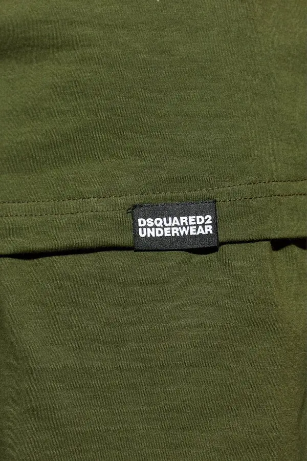 Dsquared2 3-pack Of Underwear T-shirts - Green