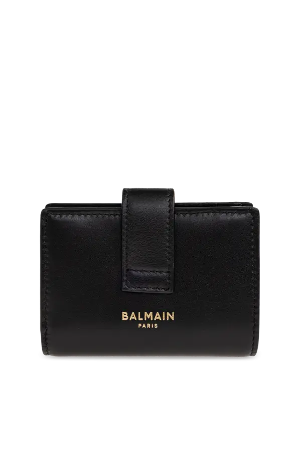 Balmain Leather Wallet - Black