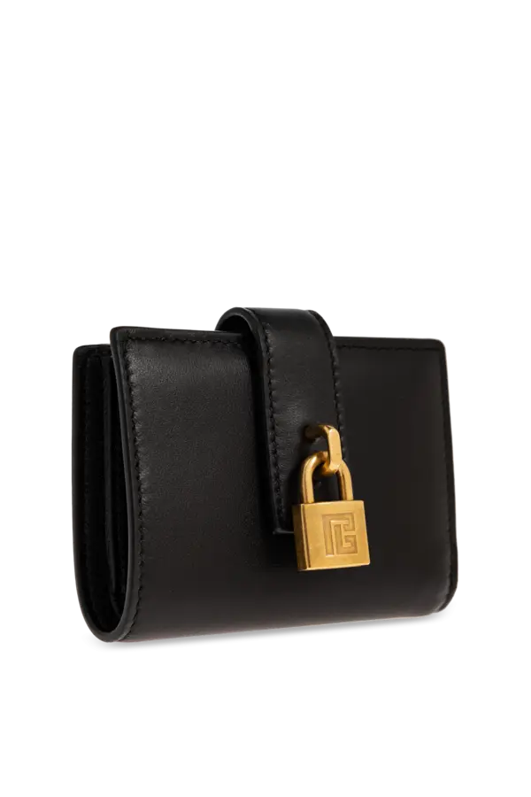 Balmain Leather Wallet - Black